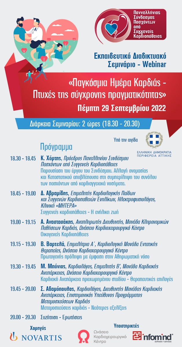 «Παγκόσμια Ημέρα Καρδιάς- Πτυχές της Σύγχρονης Πραγματικότητας ...